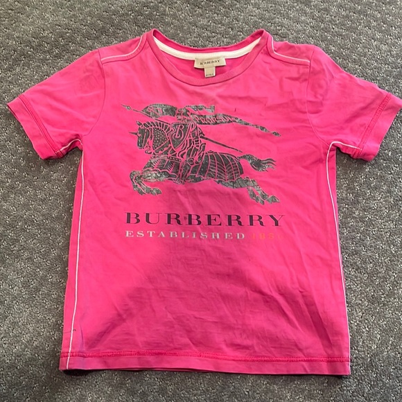 Burberry | Shirts & Tops | Auth Burberry Hot Pink | Poshmark